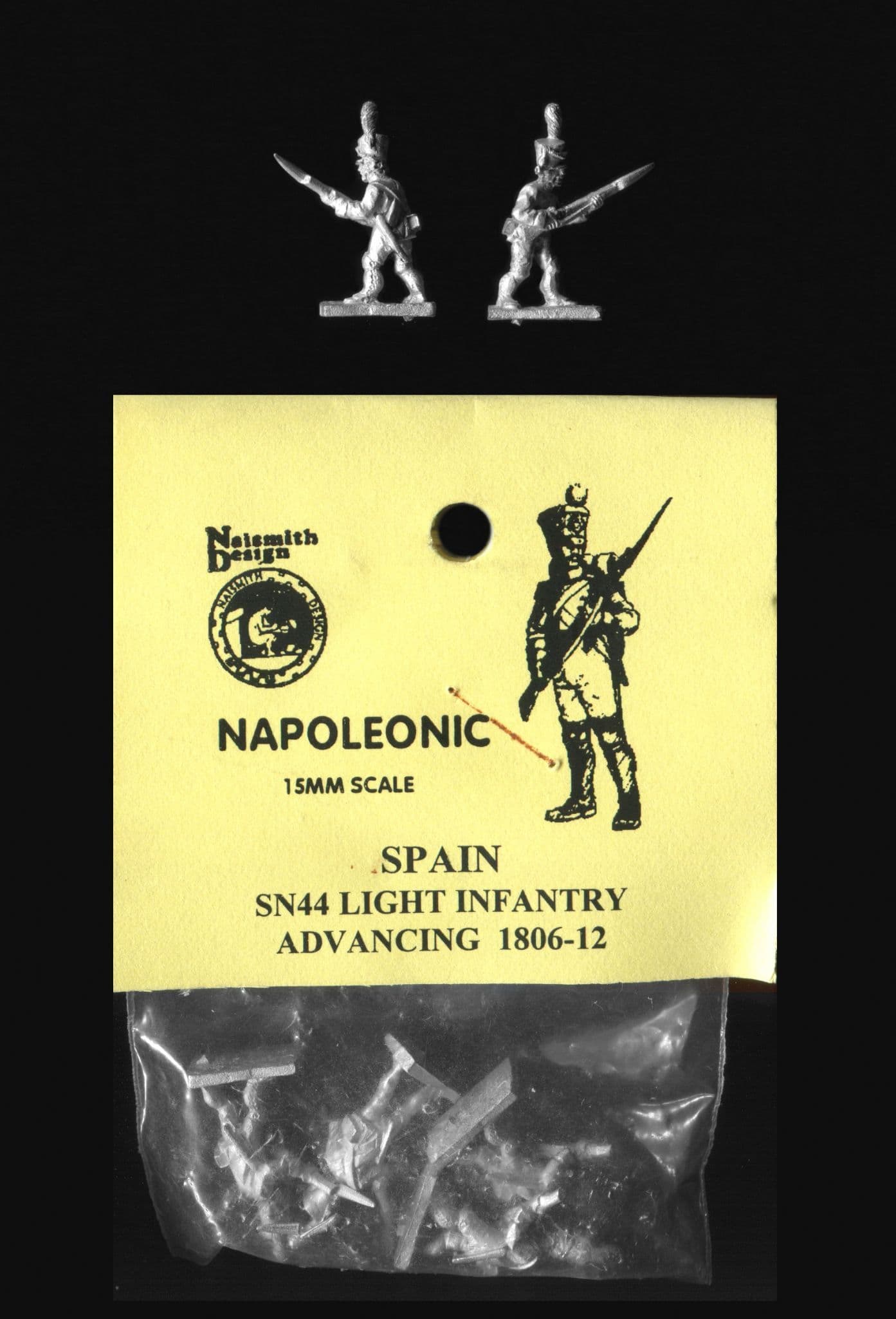 Naismith Design 15mm Napoleonic Spanish SN44 Light Infantry Advancing ...