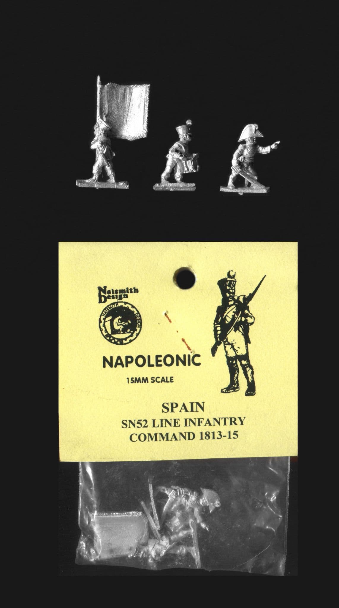 Naismith Design 15mm Napoleonic Spanish SN52 Line Infantry Command 1813 ...