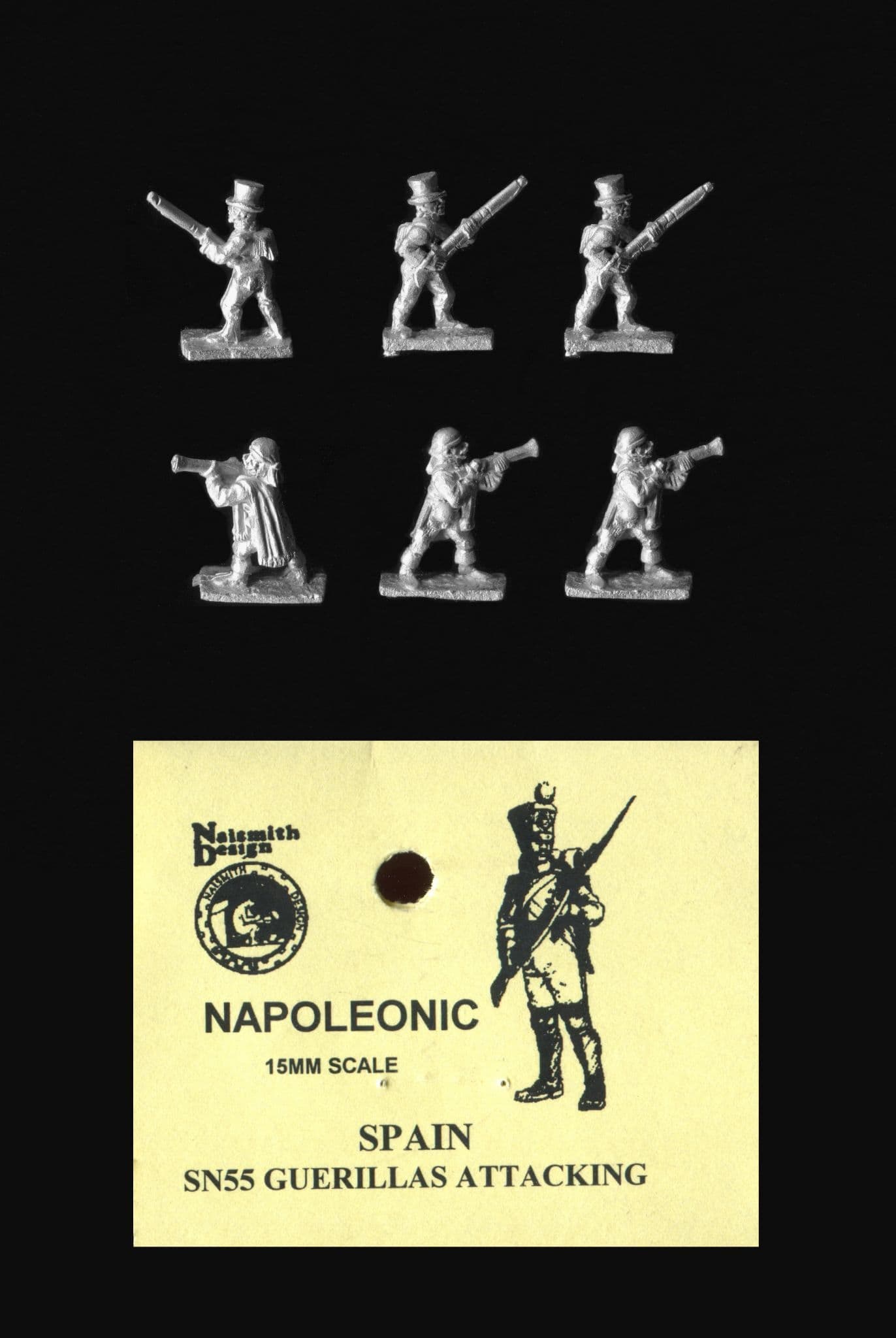 Naismith Design 15mm Napoleonic Spanish SN55 Guerrillas Attacking 6