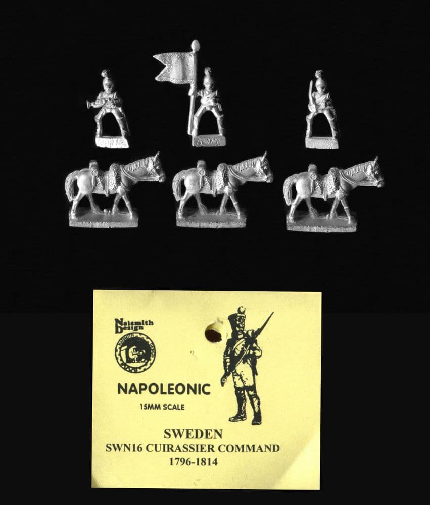 Naismith Design 15mm Napoleonic Swedish SWN16 Cuirassier Command 1796 ...