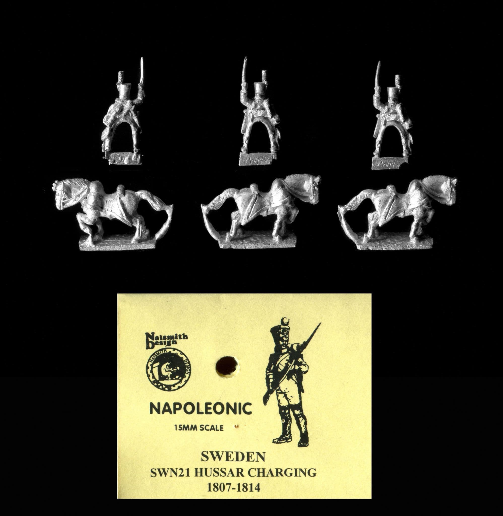Naismith Design 15mm Napoleonic Swedish SWN21 Hussar Troopers 1807-1814 3