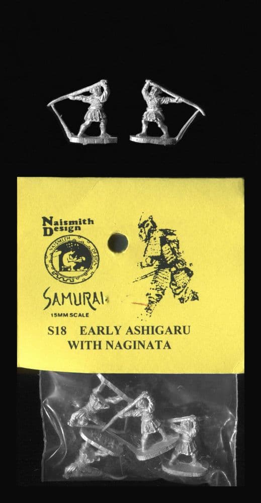 Naismith Design 15mm Samurai Range S18 Early Ashigaru with Naginata 6