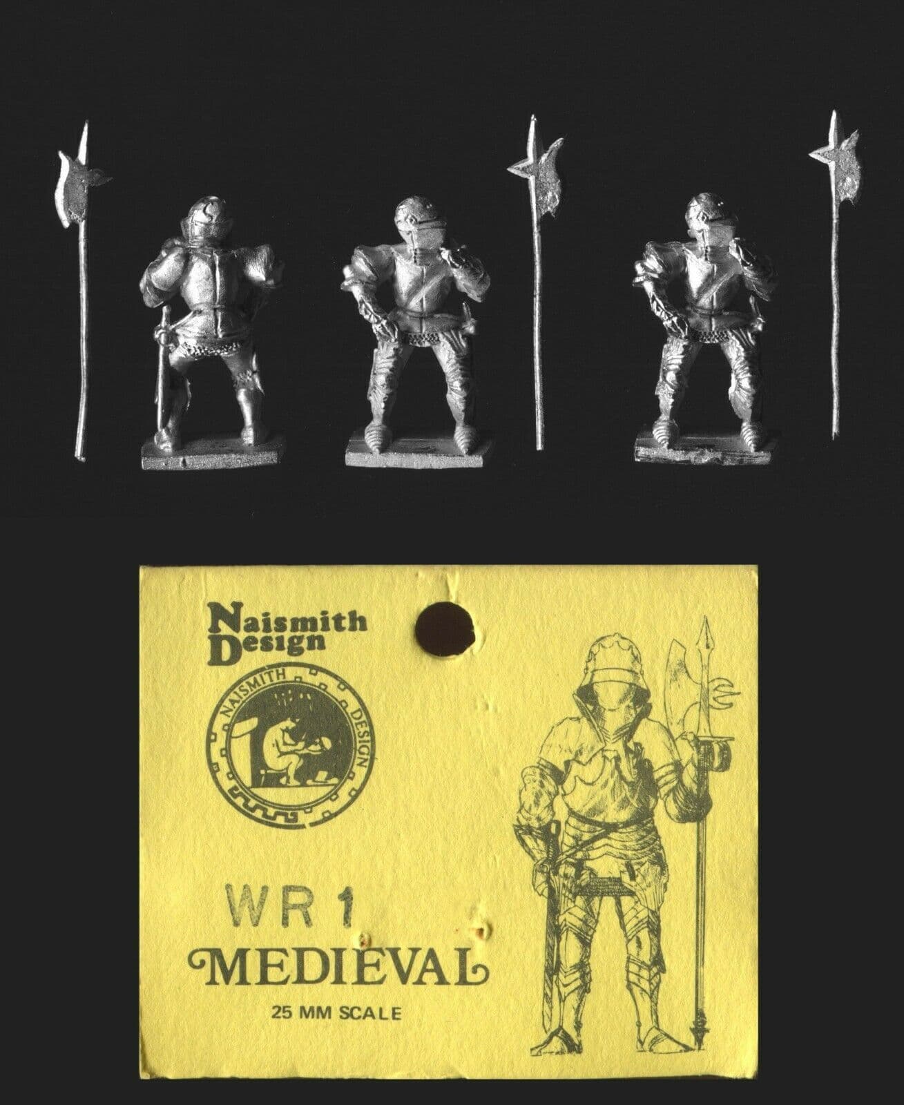 Naismith Design 25mm Wars of the Roses WR1 Dismounted Men-at-Arms ...
