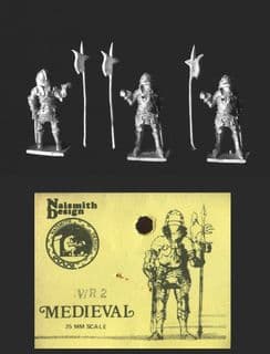Naismith Design 25mm Wars of the Roses WR2 Dismounted Men-at-Arms ...