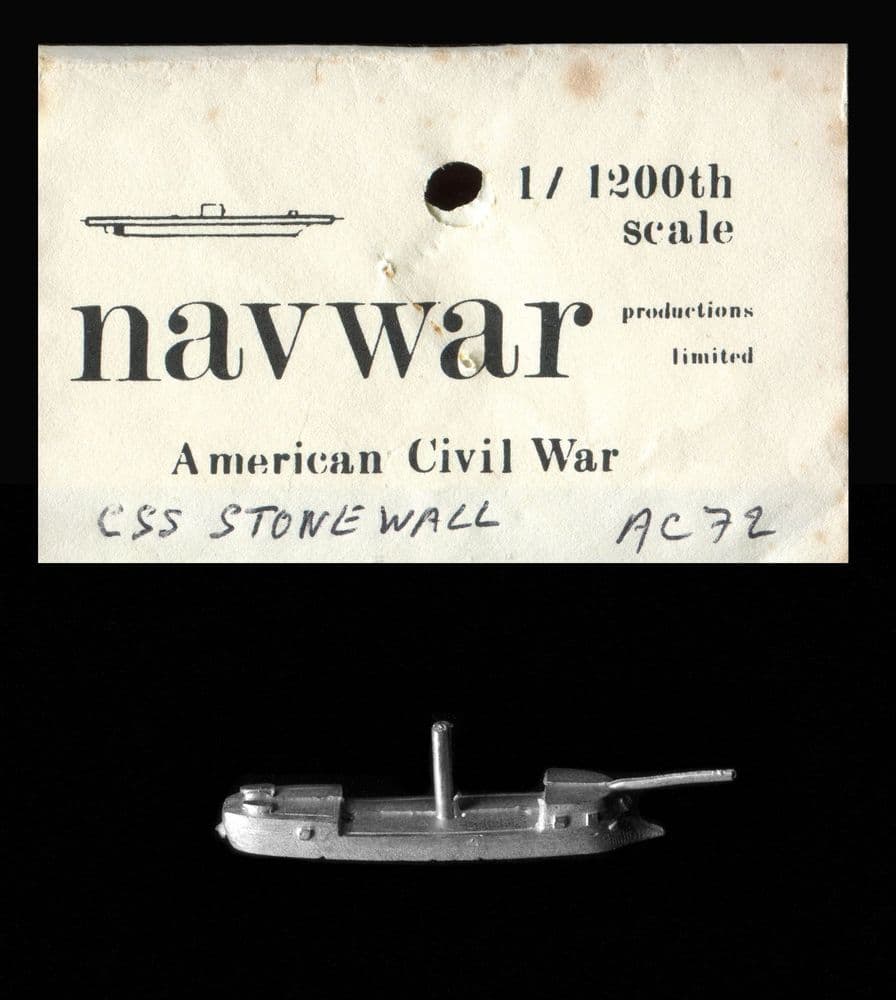 Navwar 1/1200 ACW Naval AC72 CSS Stonewall Seagoing Armoured Ram x 1