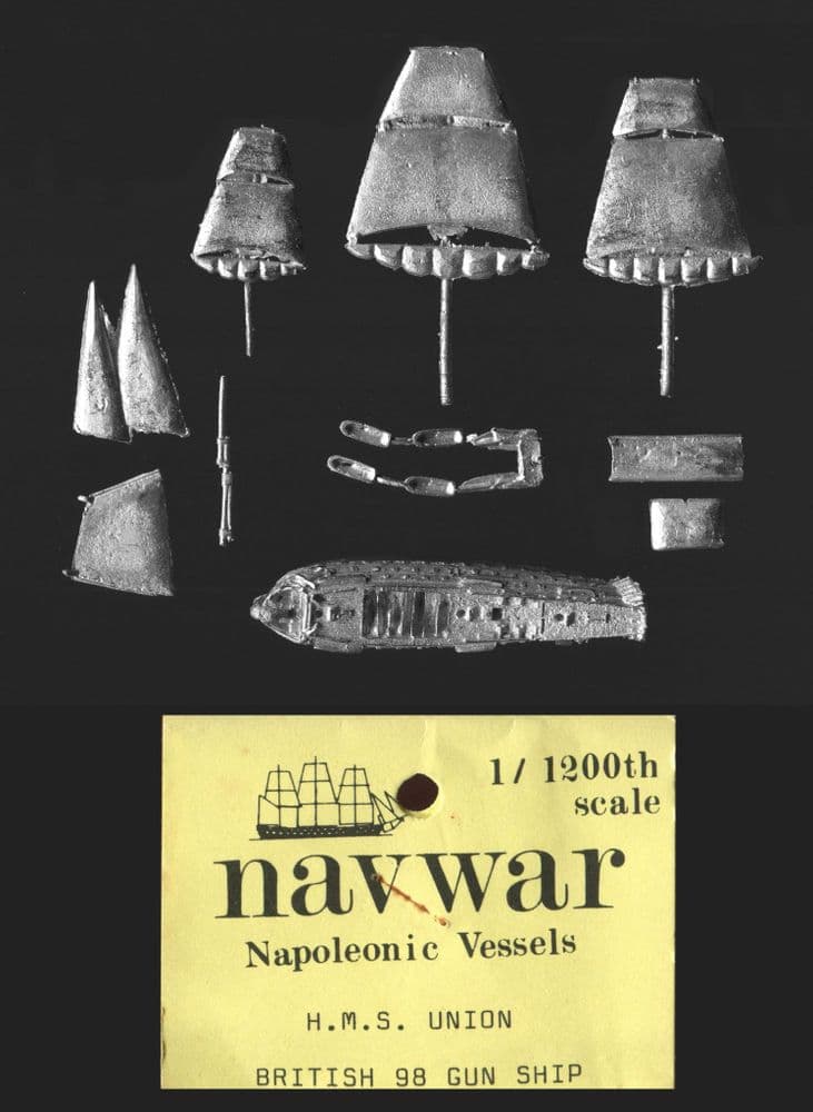 Navwar 1/1200 Napoleonic Ships British HMS Union 98gun 2nd Rate x 1