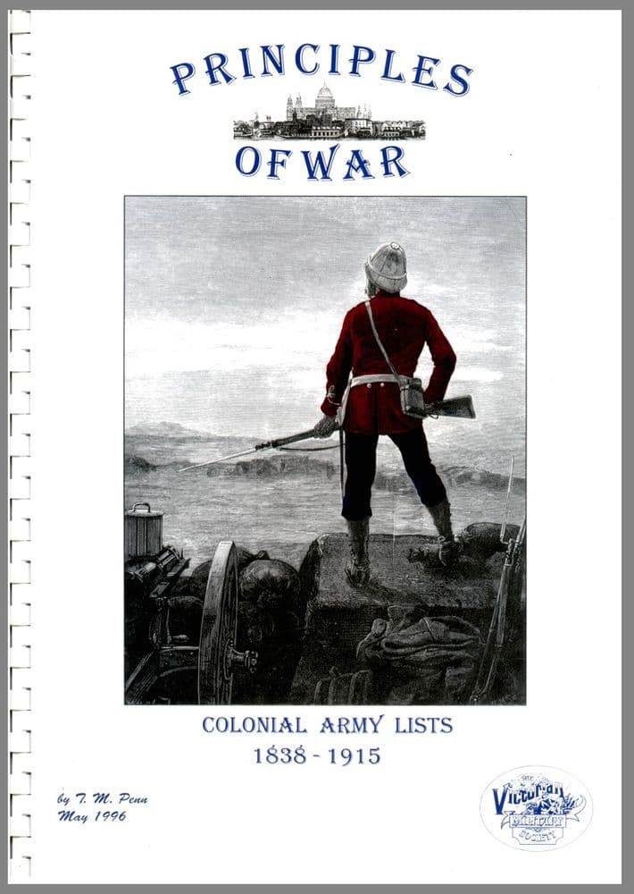 Principles of War Colonial Army Lists 1838-1915