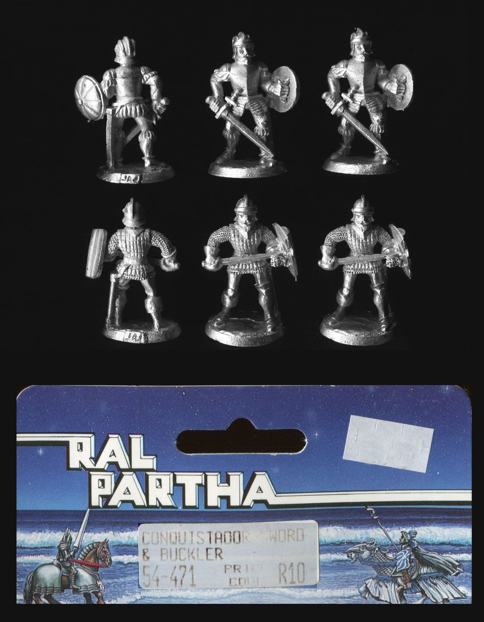 Ral Partha 25mm Spanish Conquistadors 54-471 Infantry with Sword ...