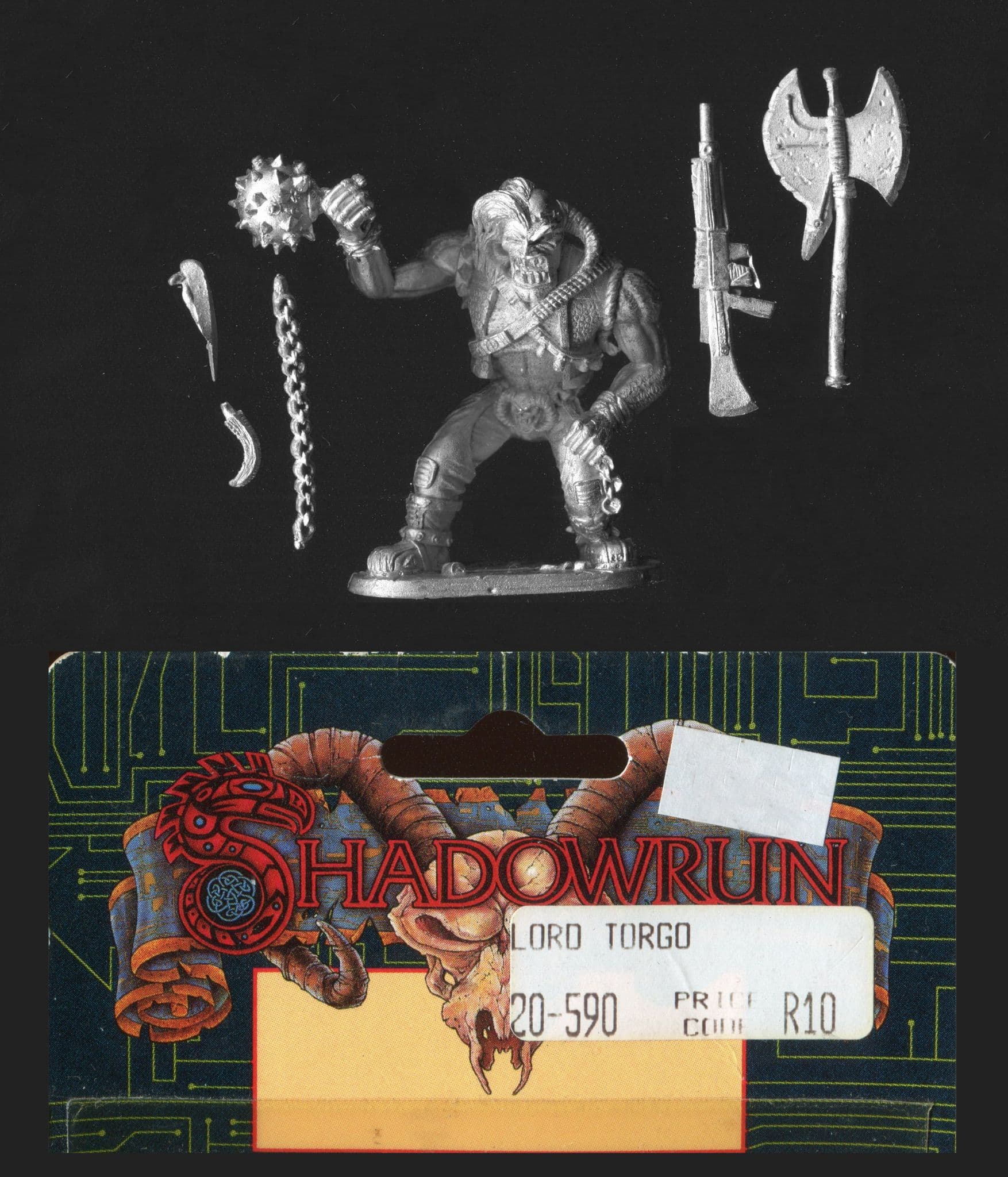 Ral Partha Shadowrun 25mm Science Fantasy 20-590 Lord Torgo x 1