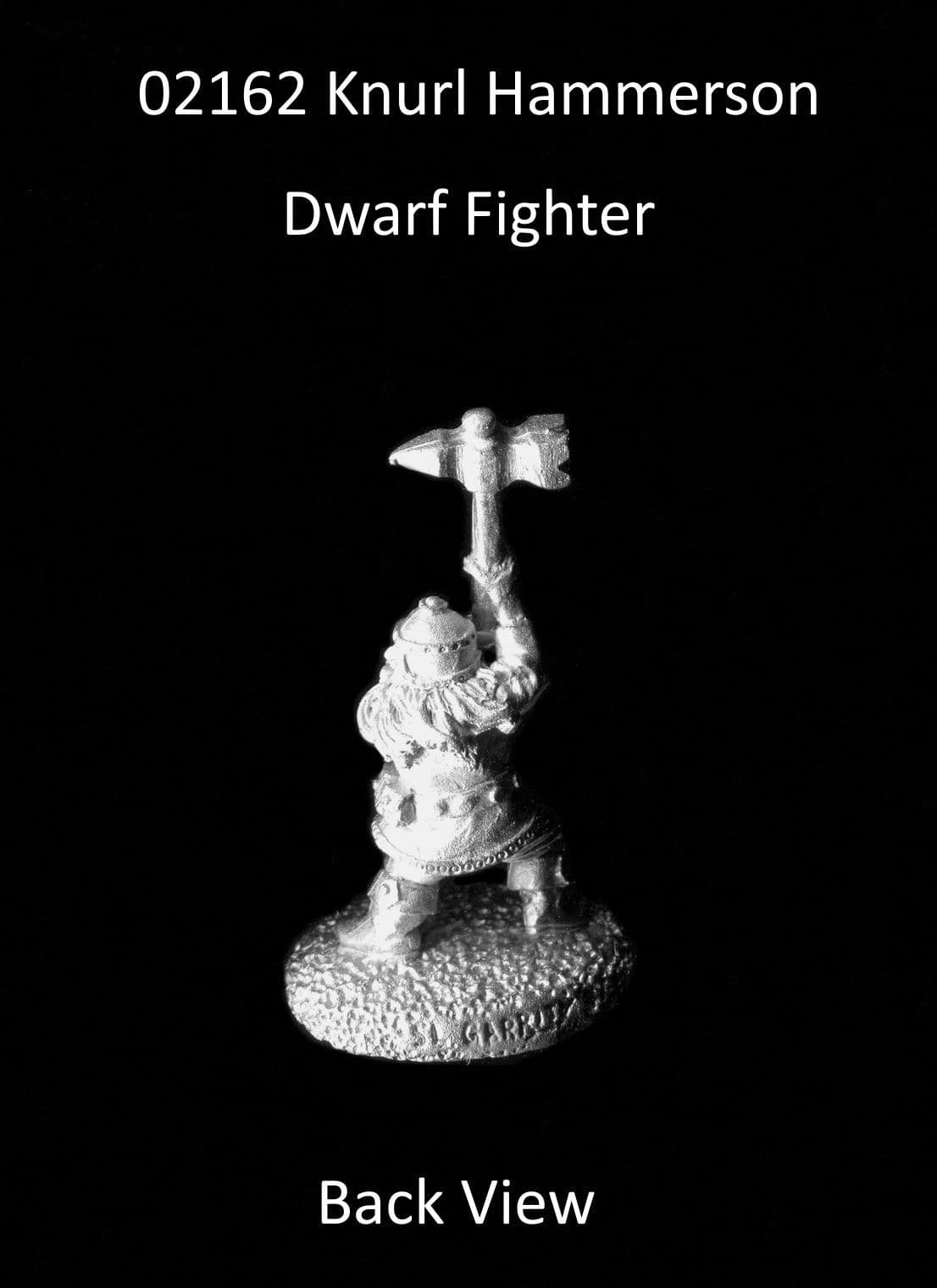 Reaper Miniatures 25mm/28mm Fantasy 02162 Knurl Hammerson Dwarf Fighter