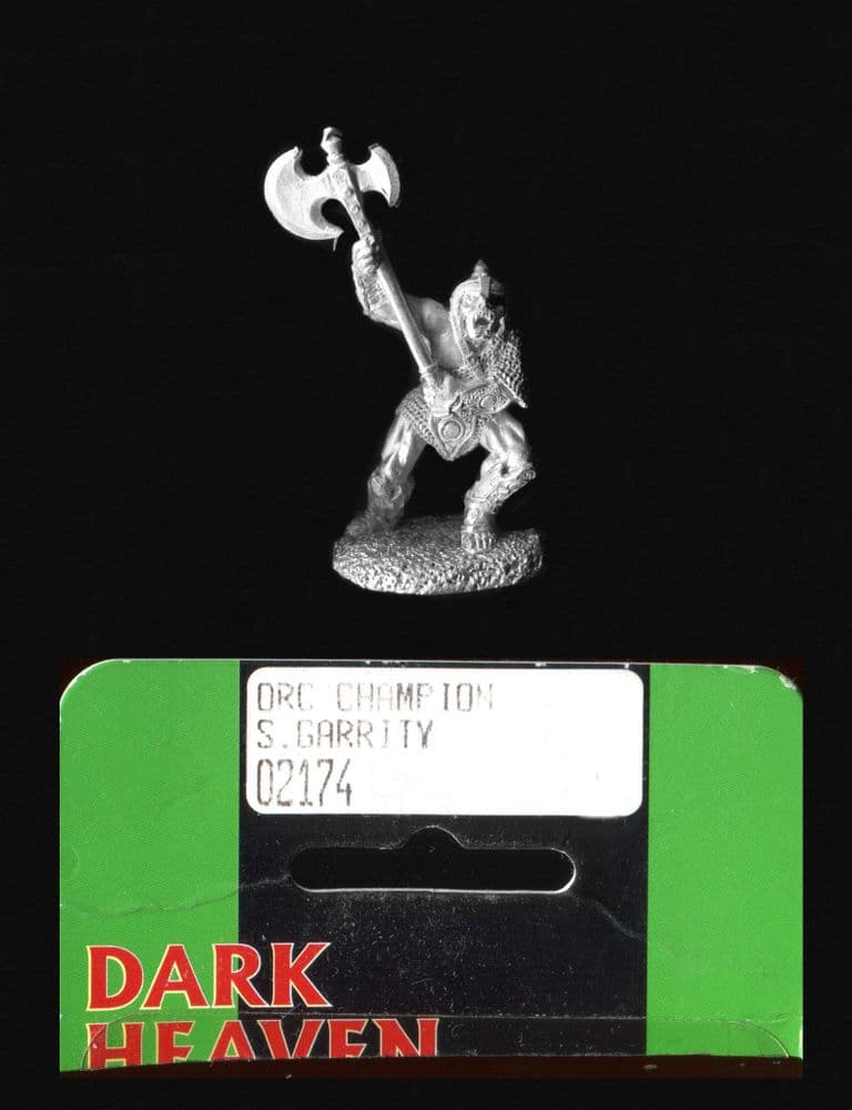 Reaper Miniatures 25mm/28mm Fantasy 02174 Orc Champion of Kargir