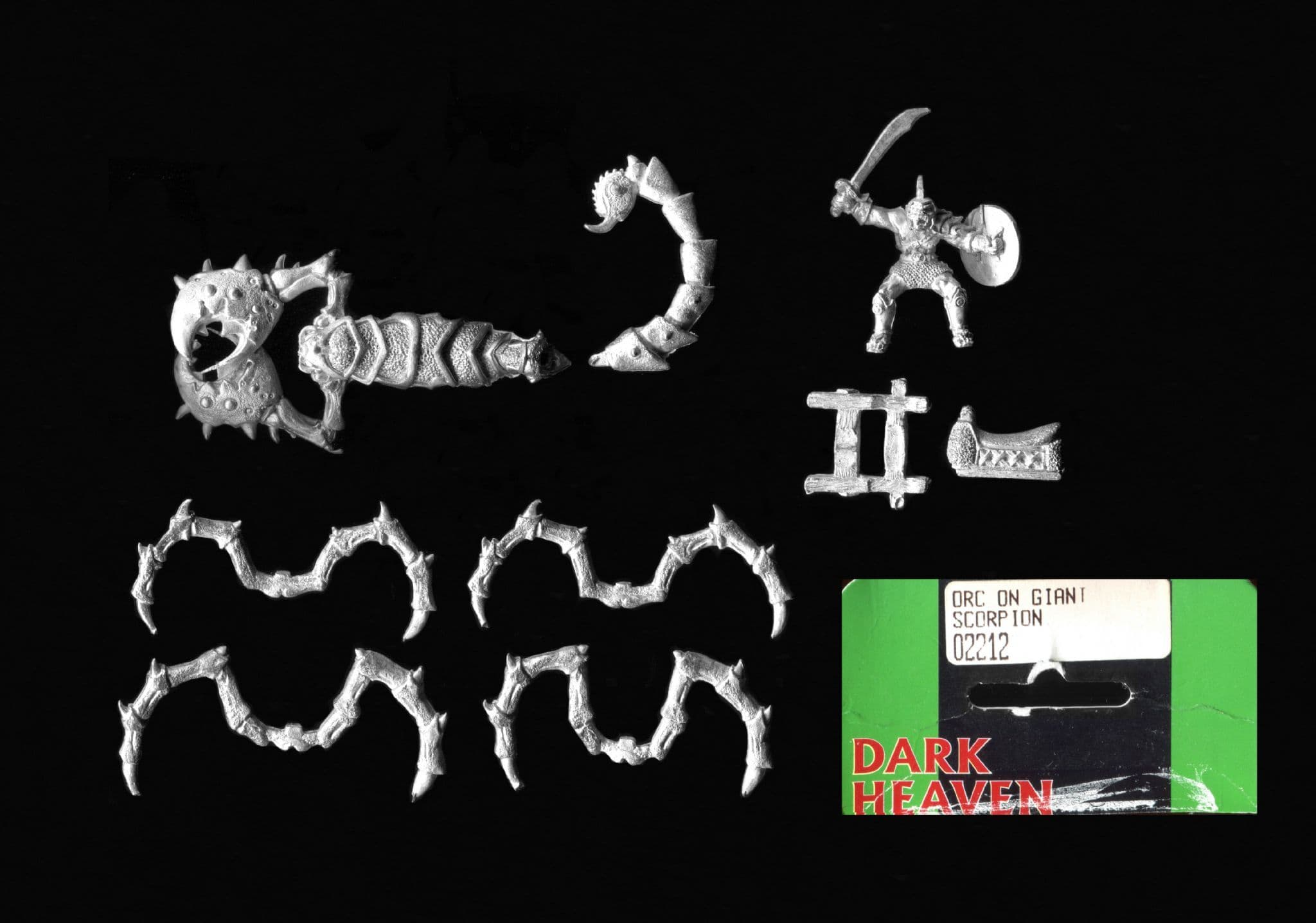 Reaper Miniatures 25mm/28mm Fantasy 02212 Orc on Giant Scorpion 1