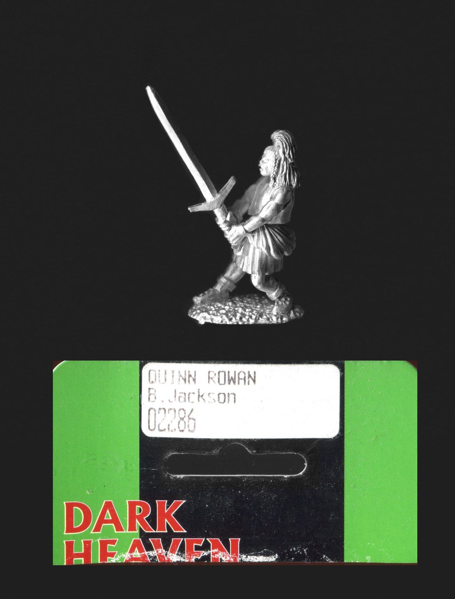 Reaper Miniatures 25mm/28mm Fantasy 02286 Quinn Rowan Highlander 2-H Sword