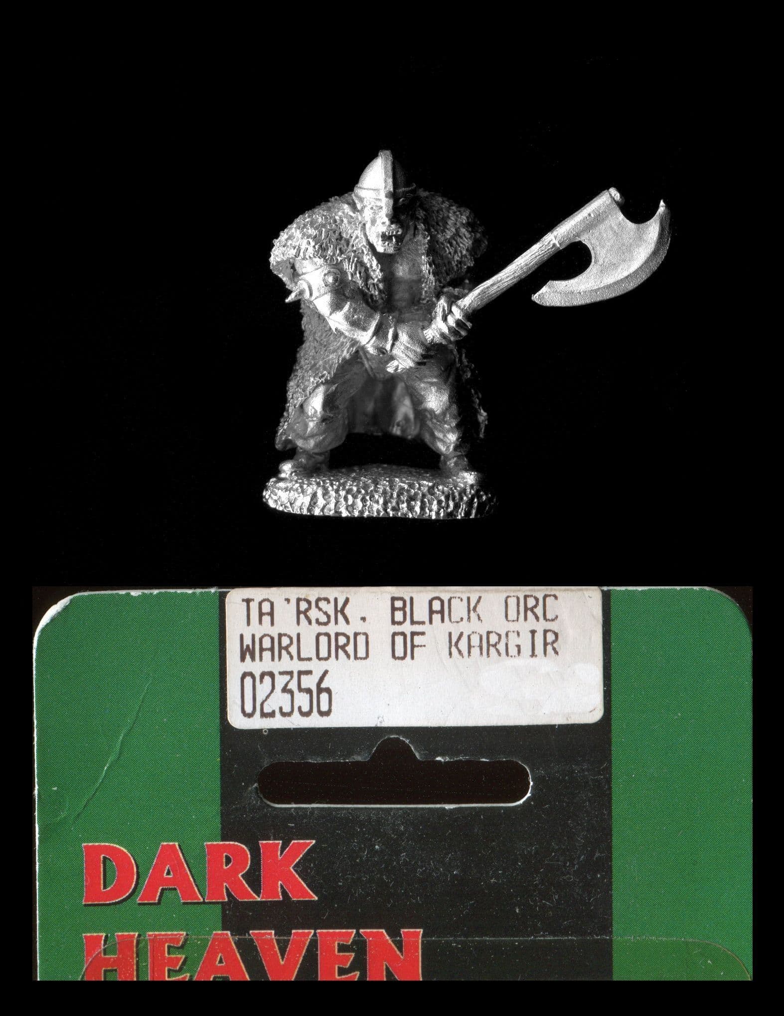 Reaper Miniatures 25mm/28mm Fantasy 02356 Ta Resk Black Orc Warlord