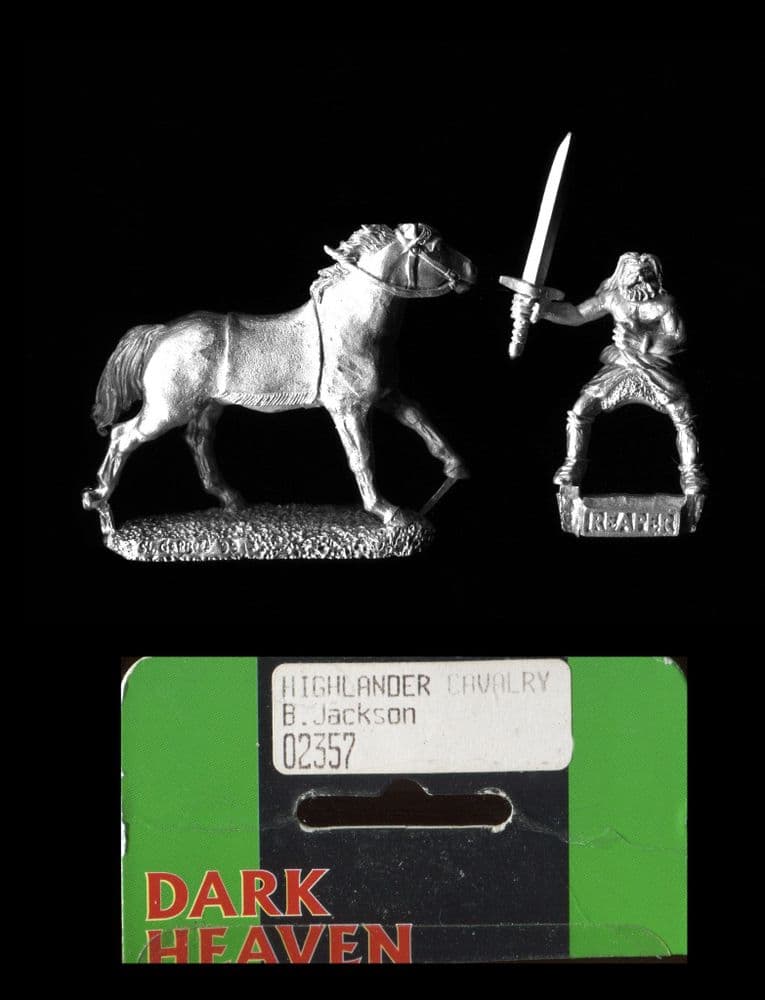 Reaper Miniatures 25mm/28mm Fantasy 02357 Highlander Cavalry x 1 mtd fig