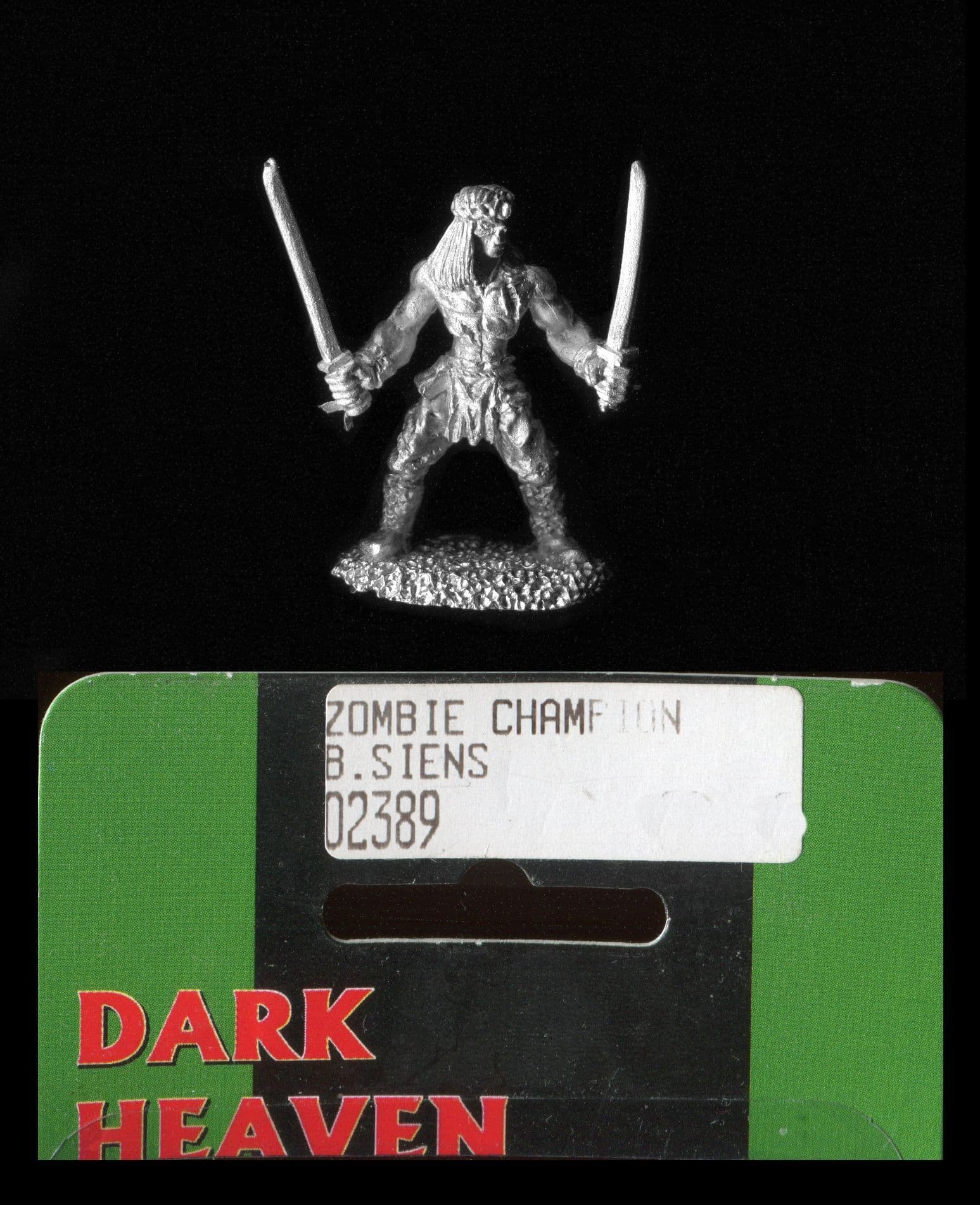 Reaper Miniatures 25mm/28mm Fantasy 02389 Barbarian Zombie Champion