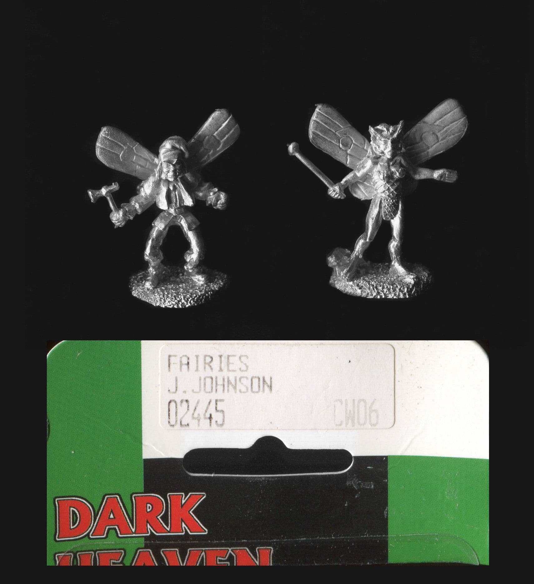 Reaper Miniatures 25mm/28mm Fantasy 02445 Male & Female Fairies 2 figs