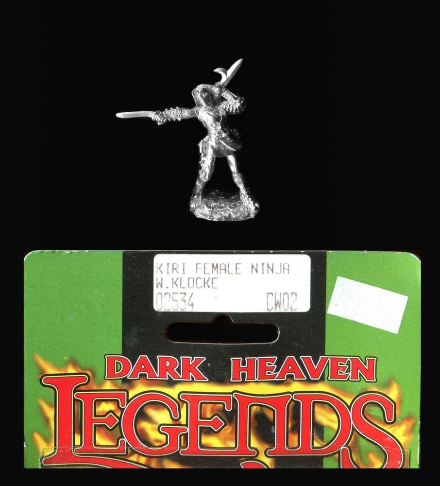 Reaper Miniatures 25mm/28mm Fantasy 02534 Kiri Female Ninja