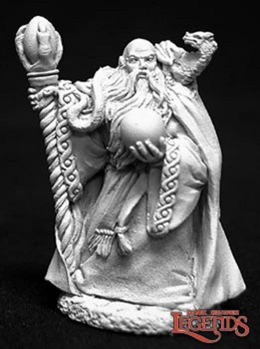 Reaper Miniatures 25mm/28mm Fantasy 02700 Toxanimer Human Wizard & x28 ...