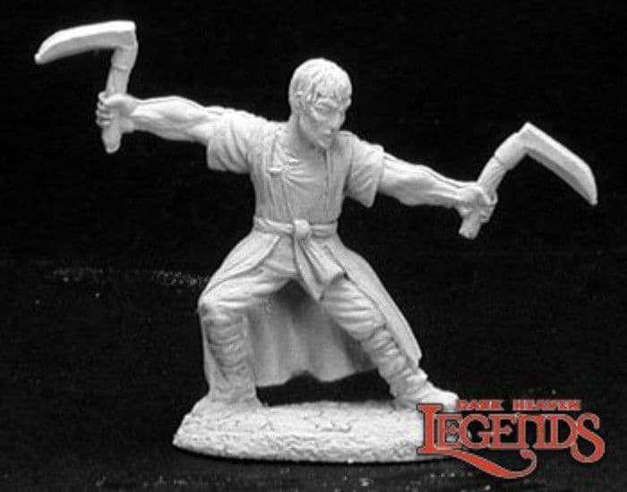 Reaper Miniatures 25mm/28mm Fantasy 02847 Monk with Kama x 1
