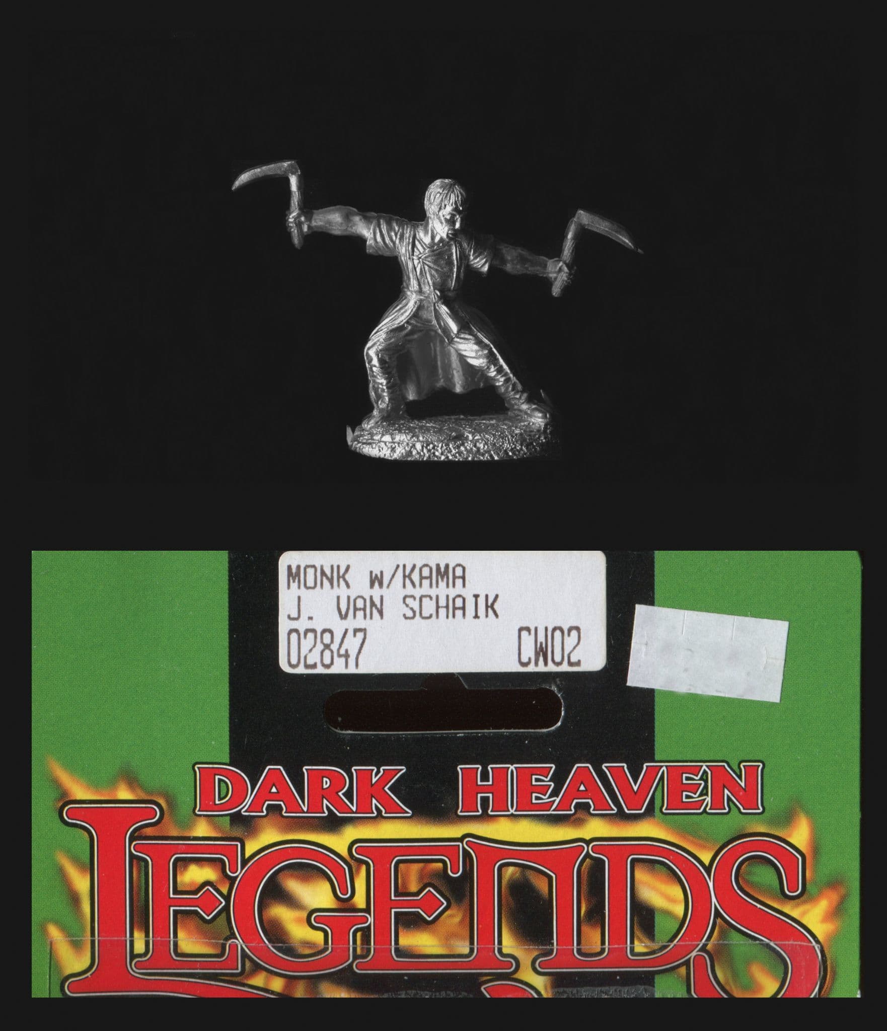 Reaper Miniatures 25mm/28mm Fantasy 02847 Monk with Kama x 1