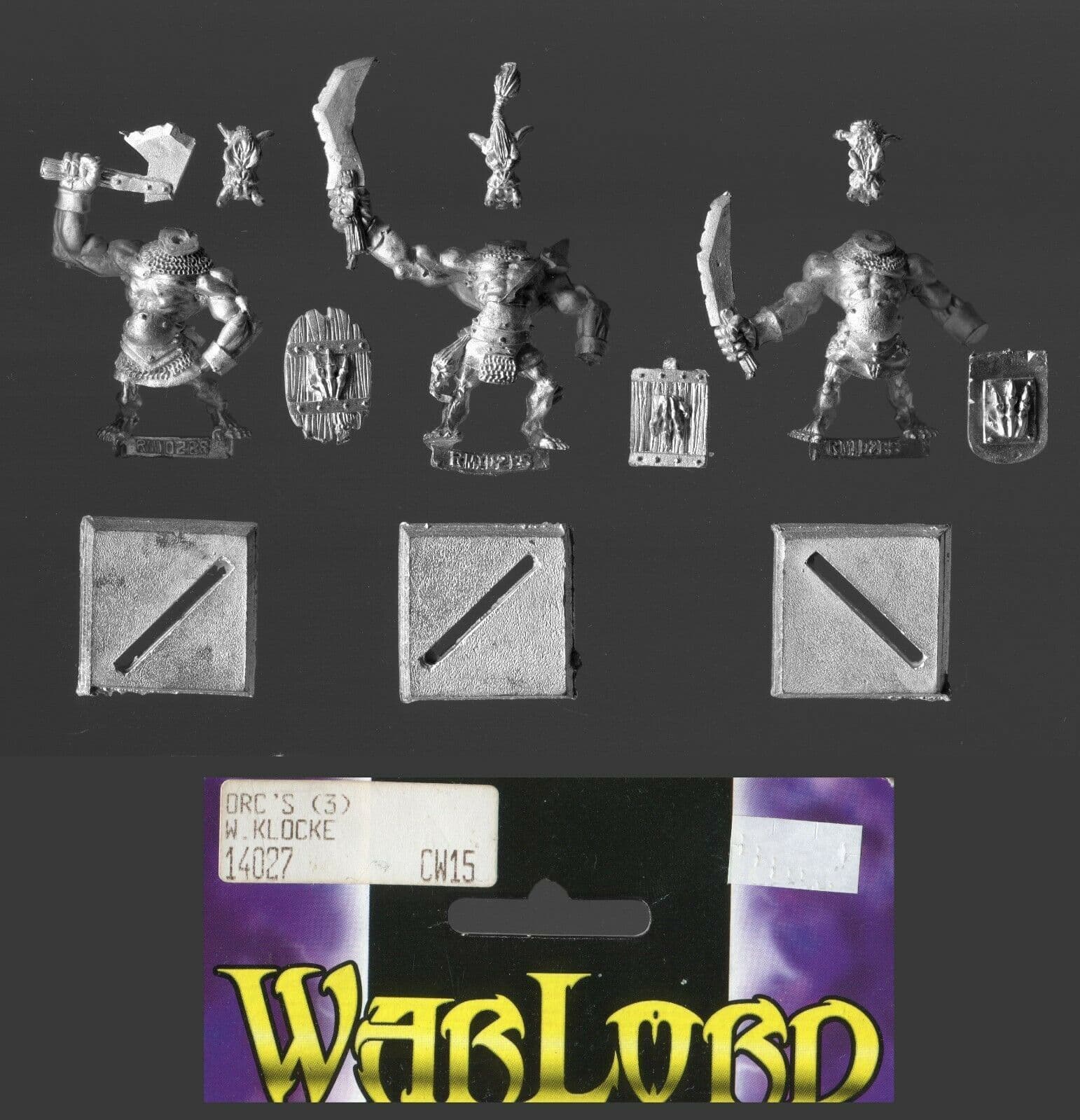Reaper Miniatures 25mm/28mm Fantasy 14027 Orc Warriors 3 diff figs