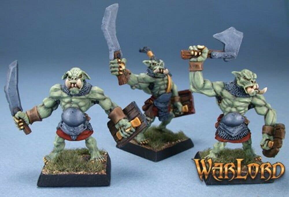Reaper Miniatures 25mm/28mm Fantasy 14027 Orc Warriors 3 diff figs