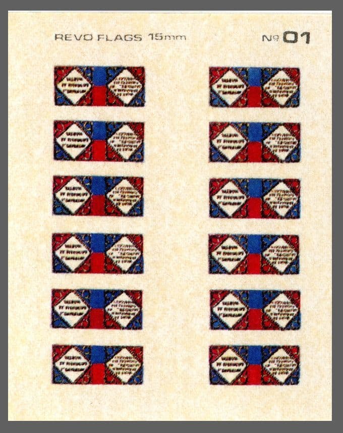 Revo Flags 15mm No 01 Napoleonic French Line Infantry 1804-1812