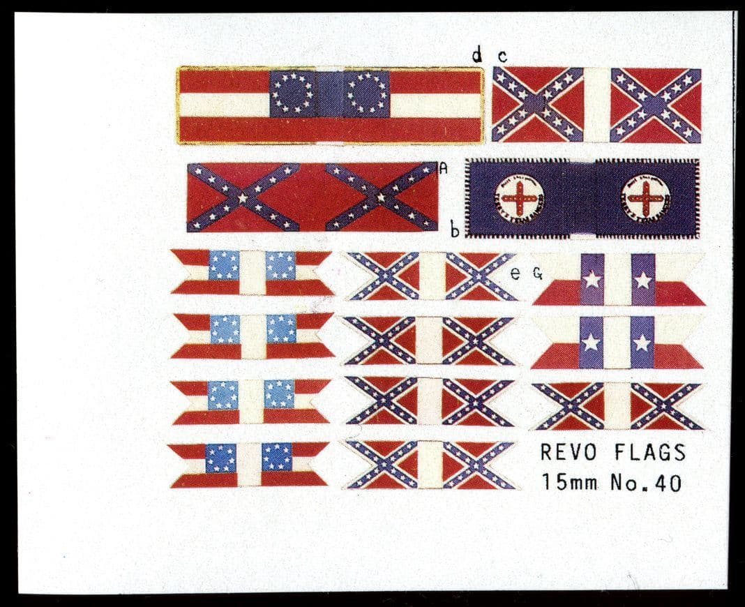 Revo Flags 15mm No 40 ACW Confederate Cavalry