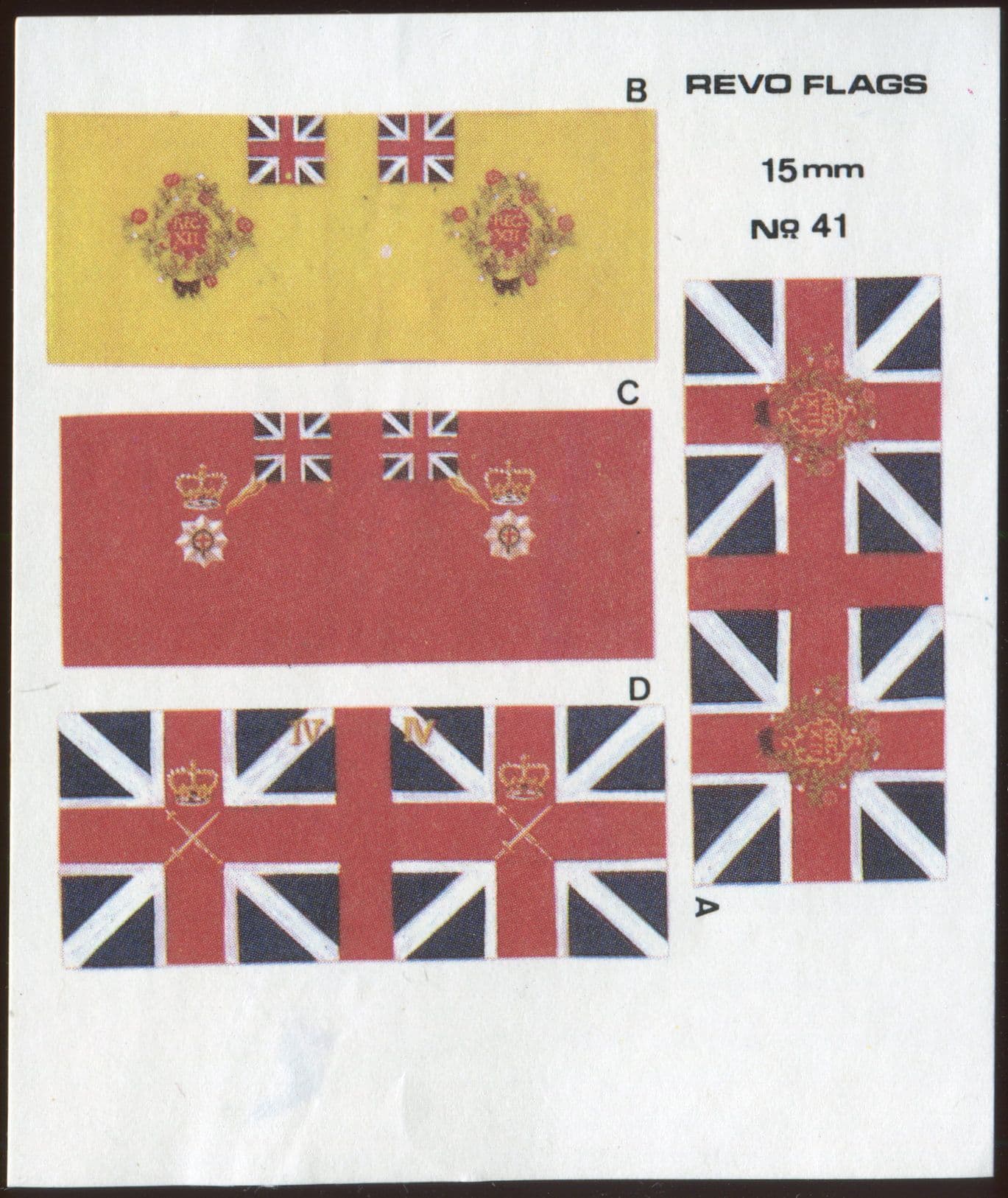 Revo Flags 15mm No 41 Seven Years War British Infantry