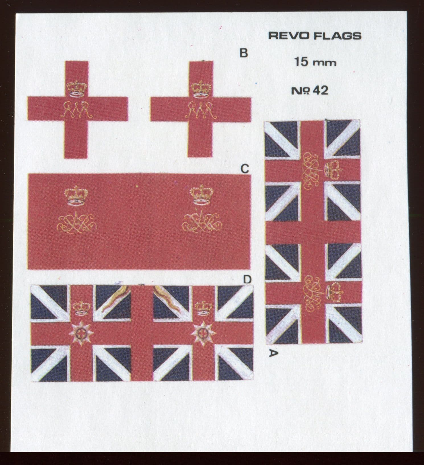 Revo Flags 15mm No 42 Marlburian War British Infantry