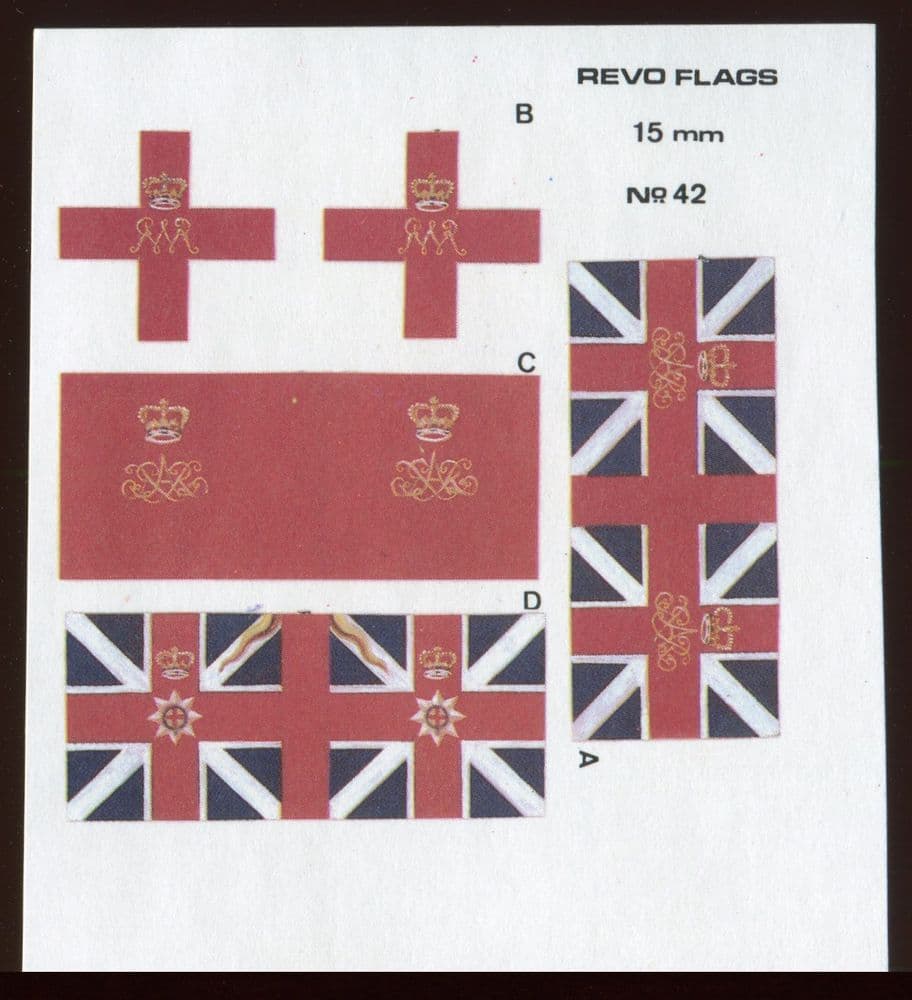 Revo Flags 15mm No 42 Marlburian War British Infantry
