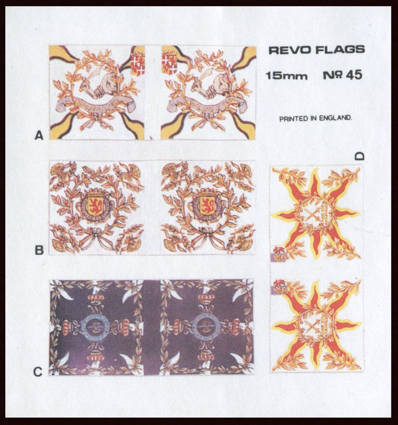 Revo Flags 15mm No 45 Marlburian War Dutch Infantry