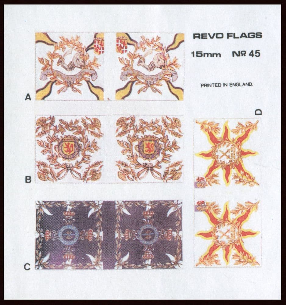 Revo Flags 15mm No 45 Marlburian War Dutch Infantry