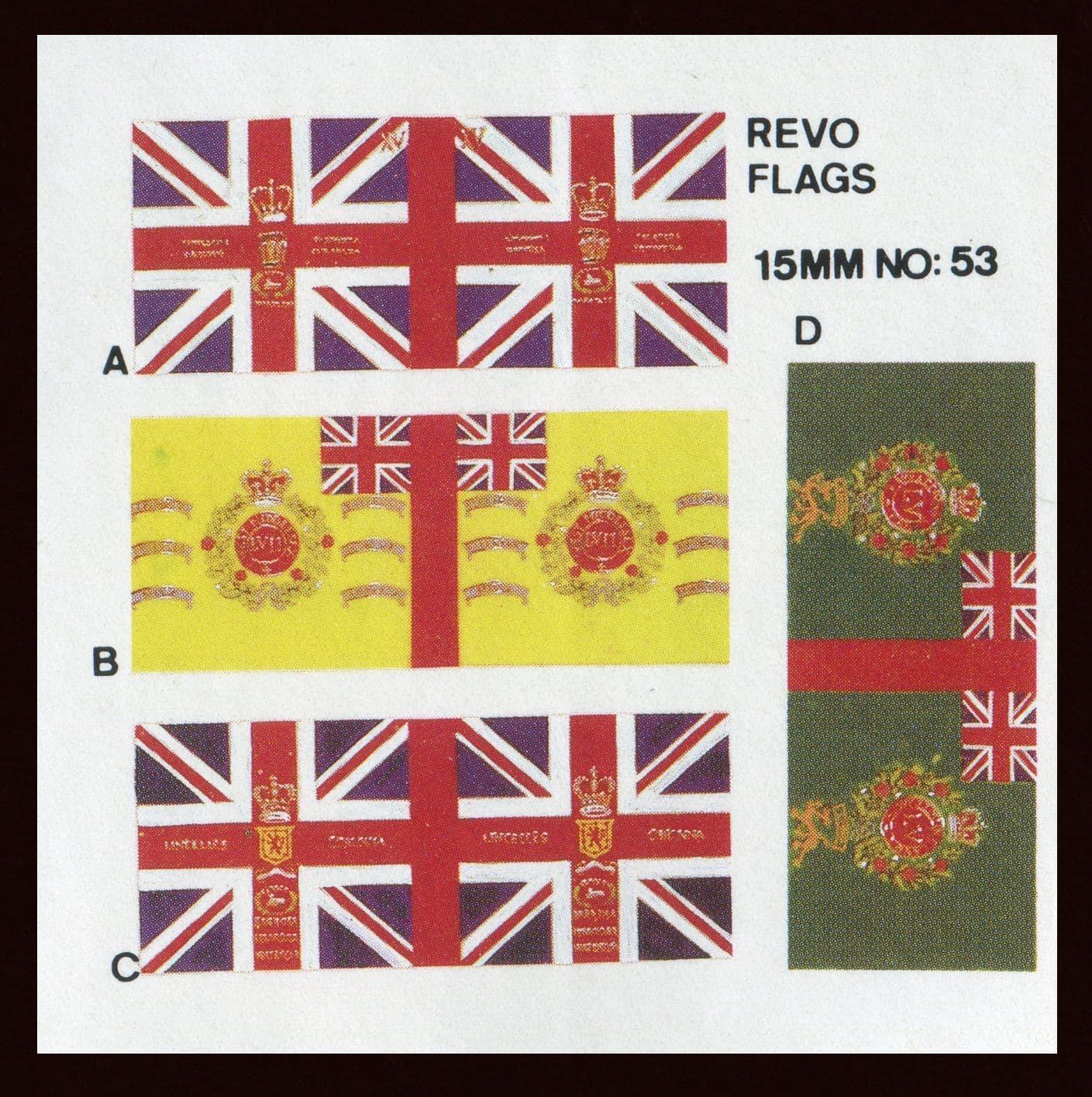 Revo Flags 15mm No 53 Crimean War 1853-1856 British