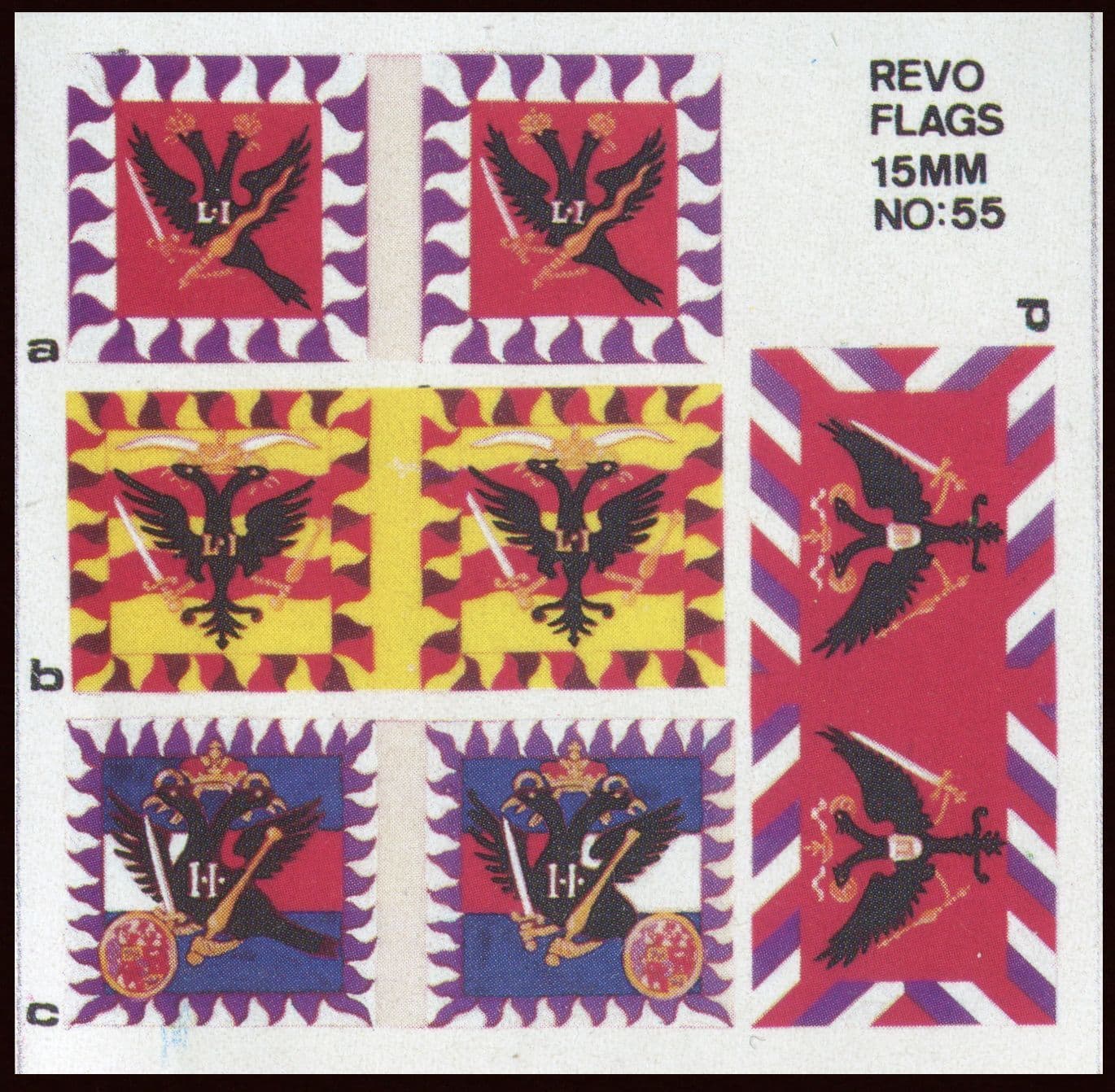 Revo Flags 15mm No 55 Marlburian War Austrian Infantry