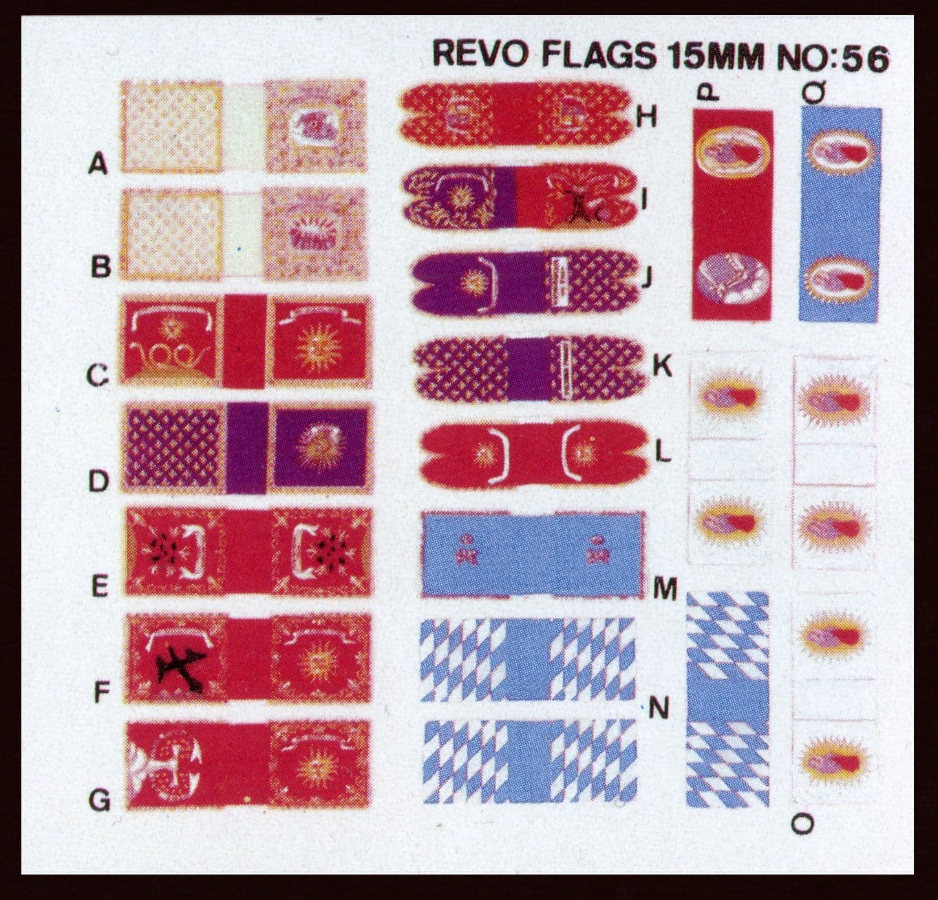 Revo Flags 15mm No 56 Marlburian War French & Bavarian Cavalry