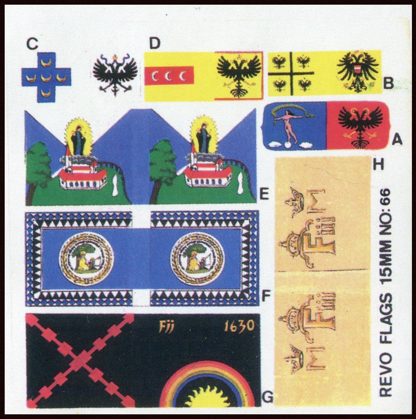 Revo Flags 15mm No 66 Thirty Years War Catholic Imperial