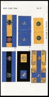 Revo Flags 25mm No 12 Napoleonic Brunswick & Nassau Line Infantry 1815