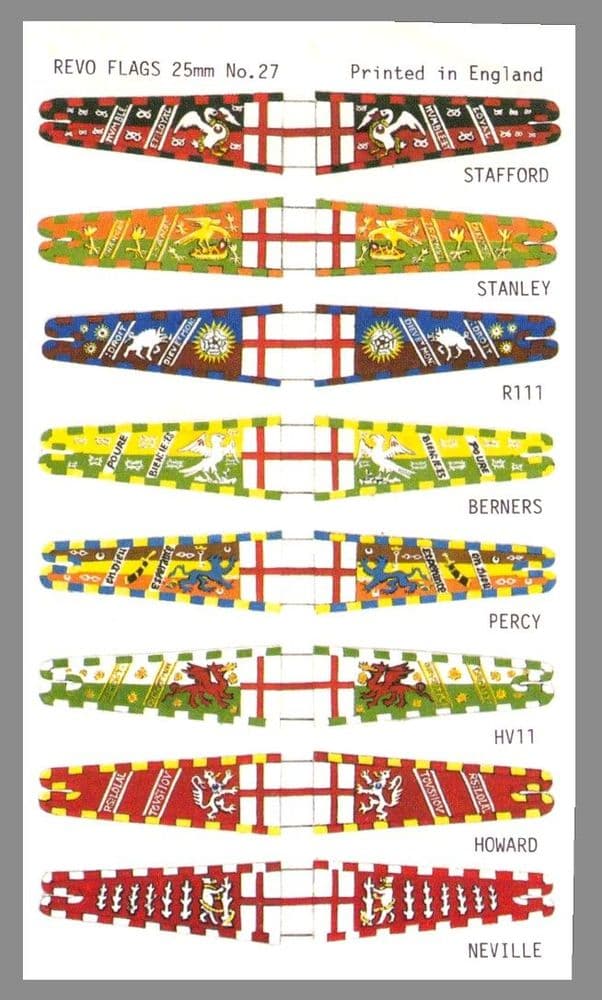 Revo Flags 25mm No 27 Medieval Standards