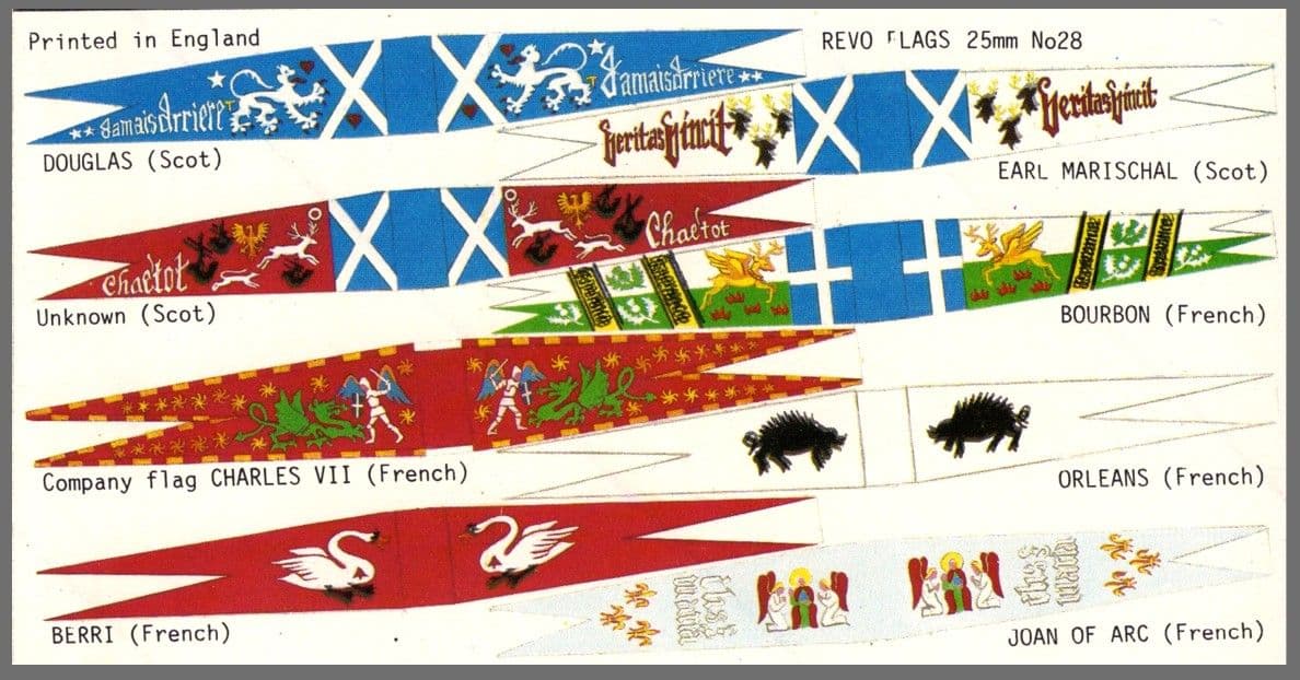 Revo Flags 25mm No 28 Medieval Standards