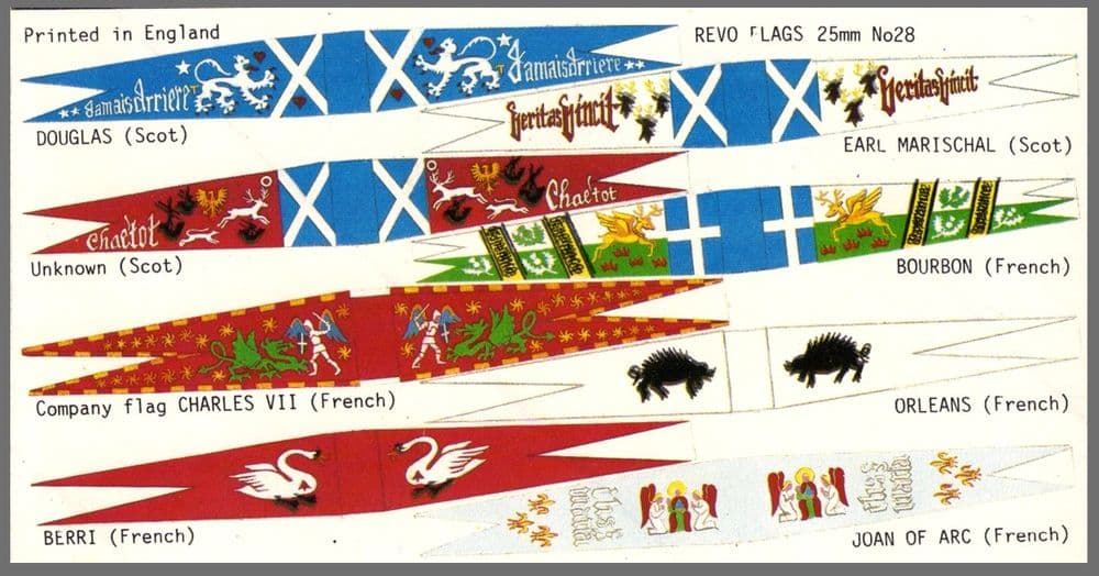 Revo Flags 25mm No 28 Medieval Standards