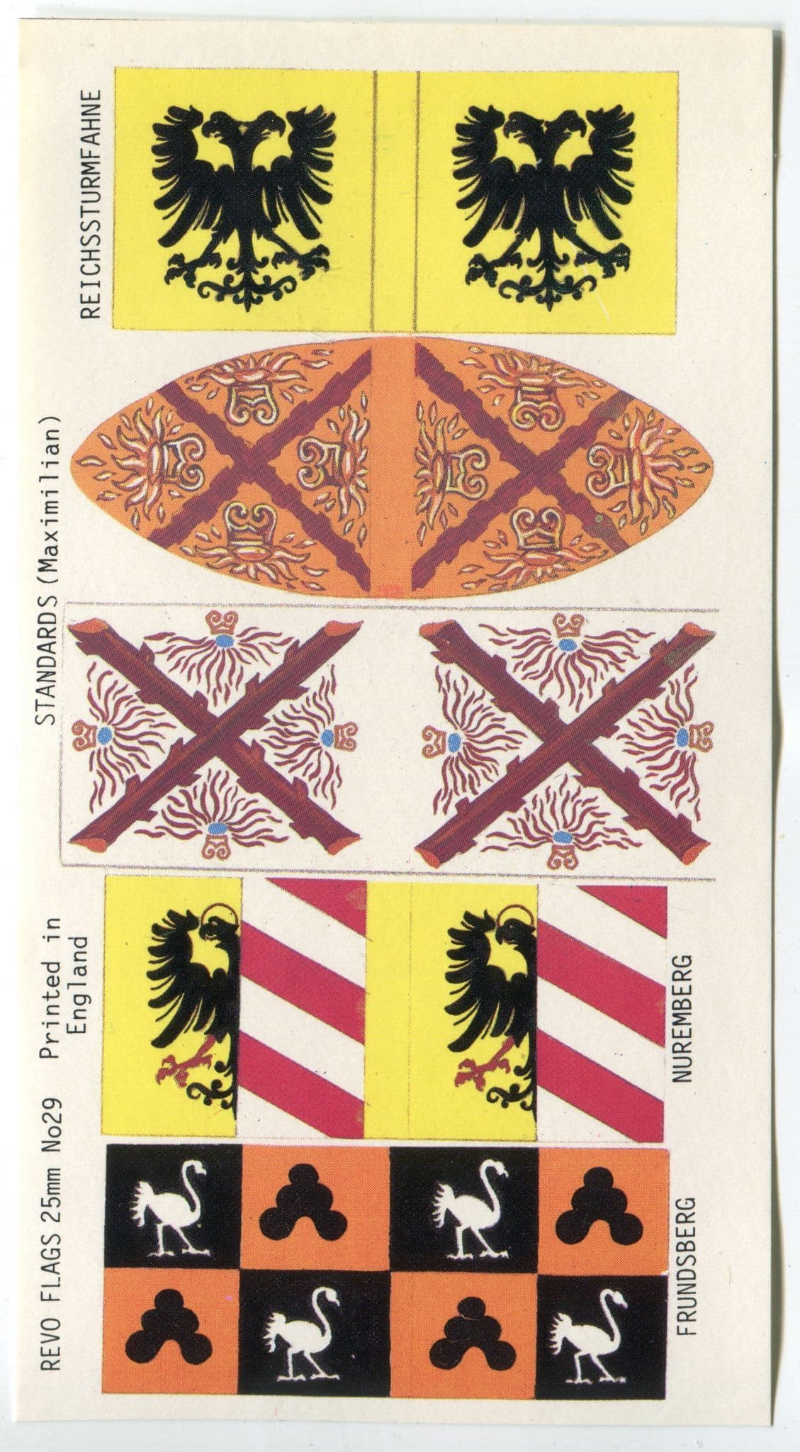 Revo Flags 25mm No 29 Landsknecht Banners