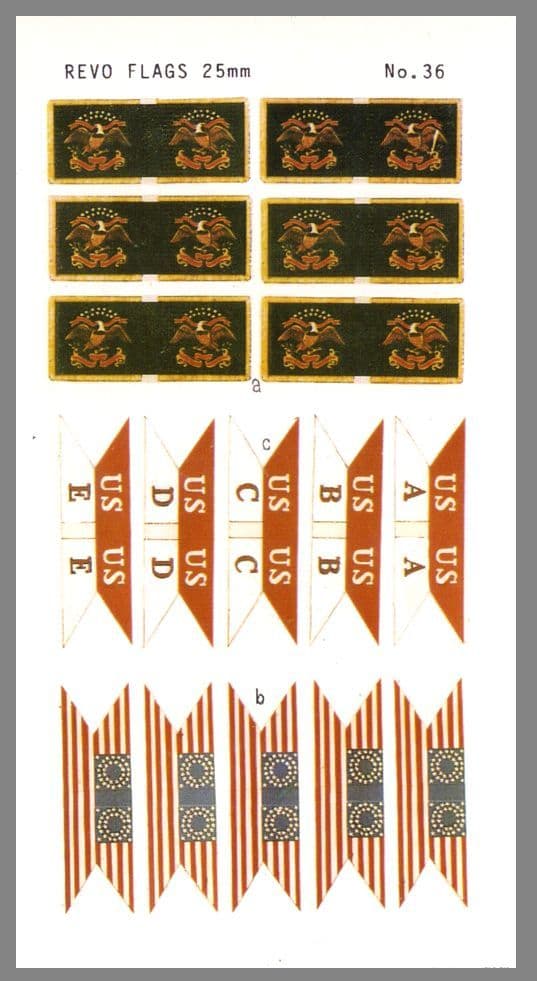 Revo Flags 25mm No 36 ACW Union Cavalry