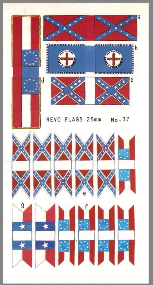 Revo Flags 25mm No 37 ACW Confederate Cavalry