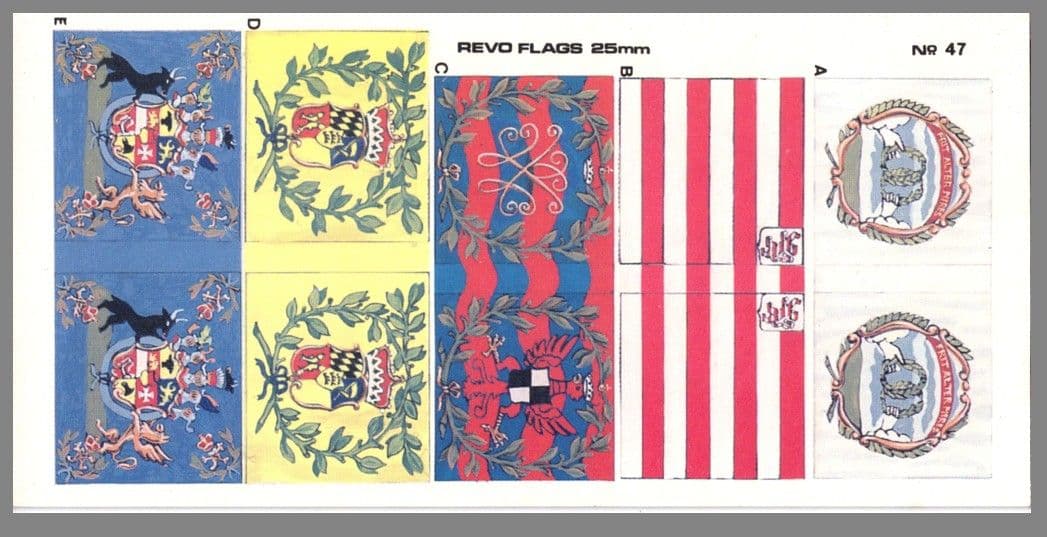 Revo Flags 25mm No 47 Marlburian Wars German States