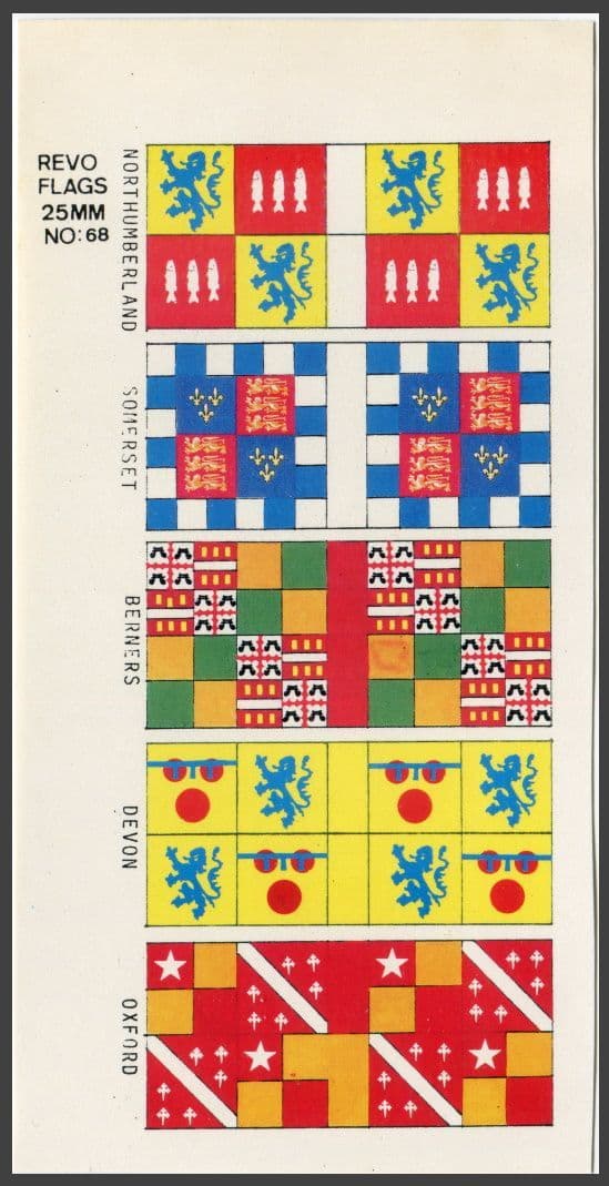 Revo Flags 25mm No 68 Wars of the Roses Banners