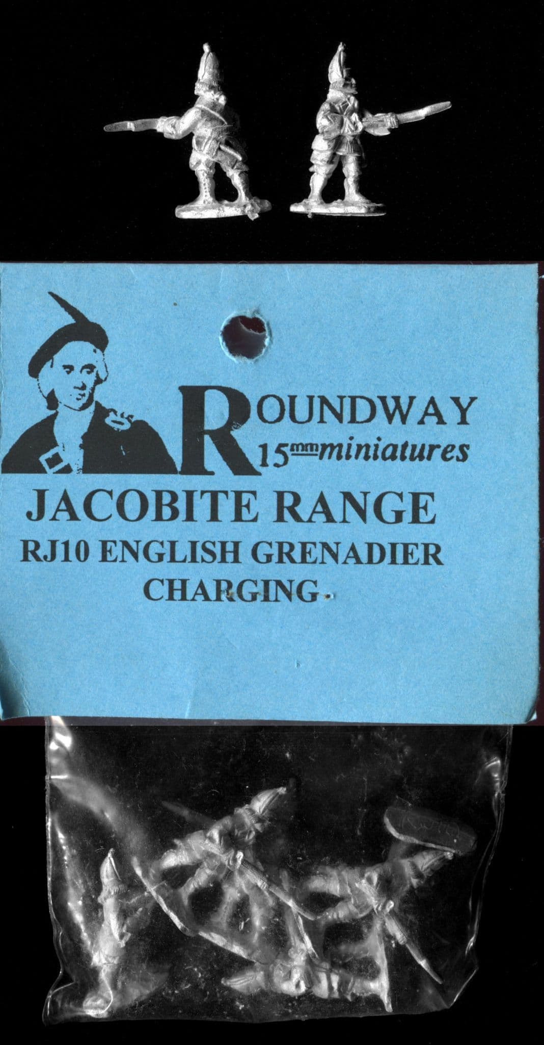 Roundway 15mm Jacobite 1745 RJ10 English Grenadiers Advancing x 8