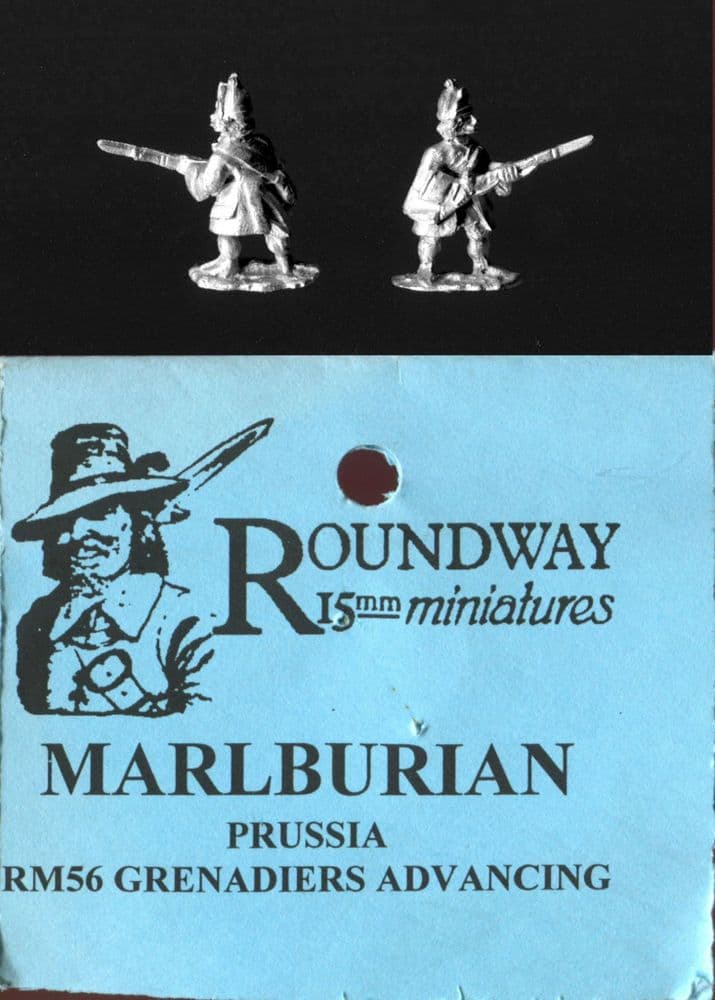Roundway 15mm Marlburian RM56 Prussian Grenadier Advancing x 8