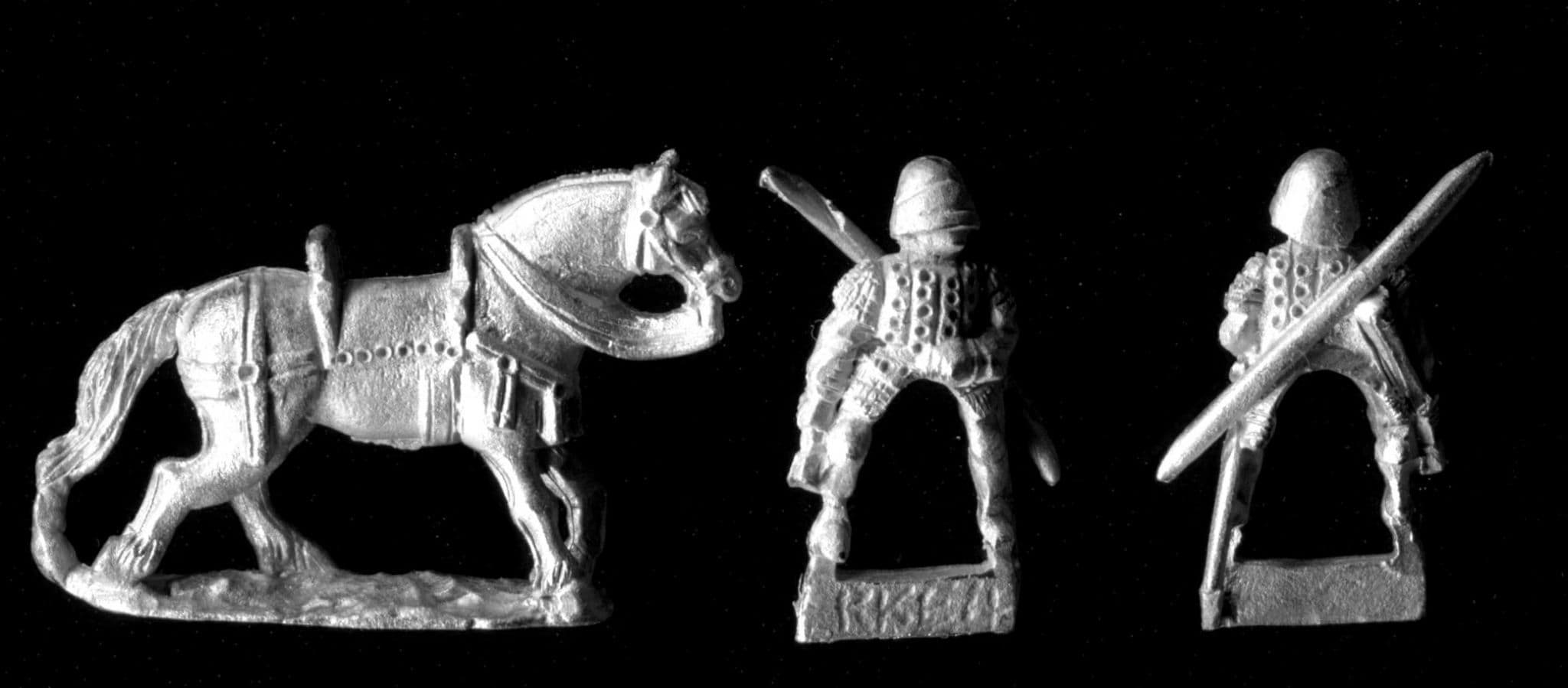 Roundway 15mm Renaissance RKE04 English Mounted Bowmen x 4
